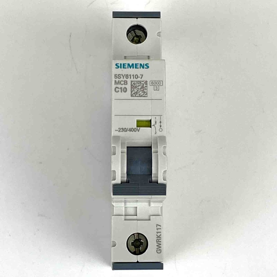 Siemens 5SY6110-7 MCB C10 Leitungsschutzschalter Sicherungsautomat ...