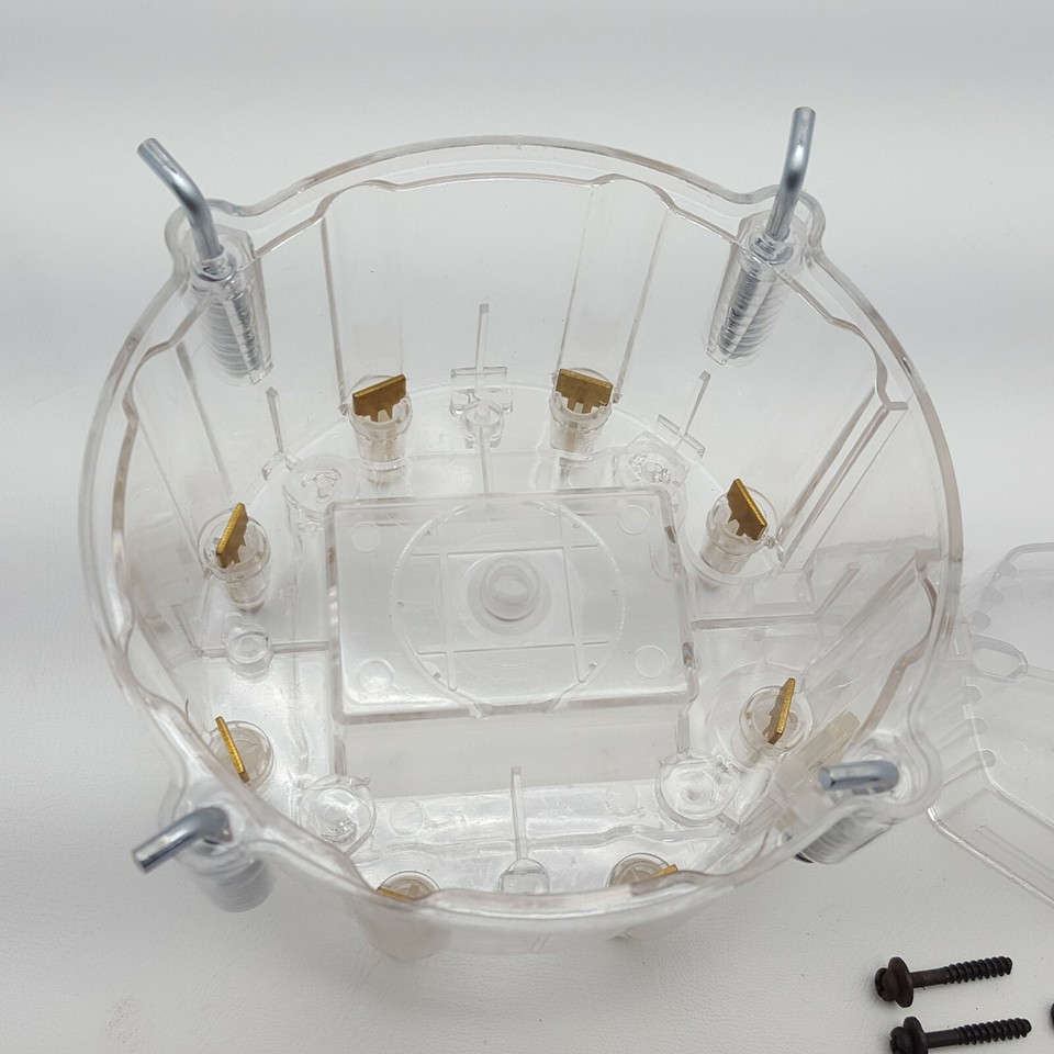 Chevy GM Clear HEI Large Distributor Cap Rotor Kit SBC BBC 305 327 350 ...