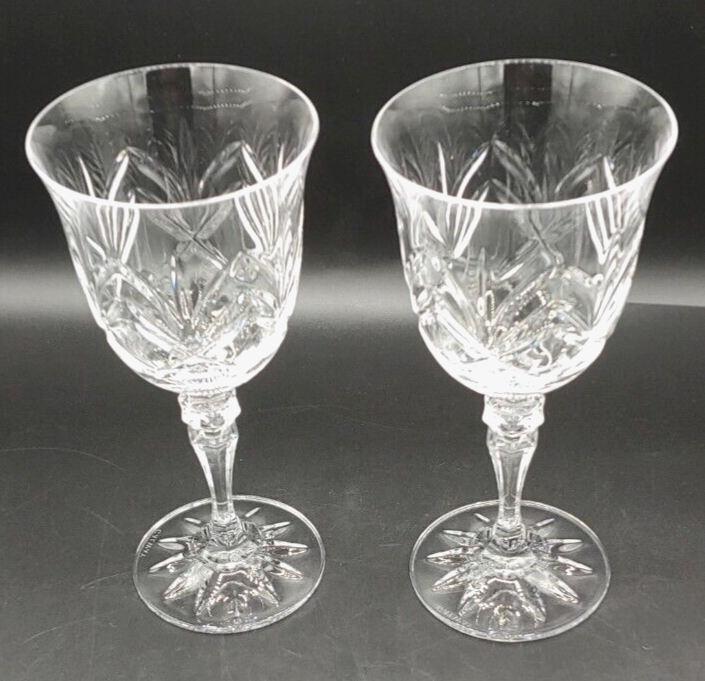 Galway Irish Cut Crystal Kylemore Red Wine Glasses 10 oz Set of 2 | eBay