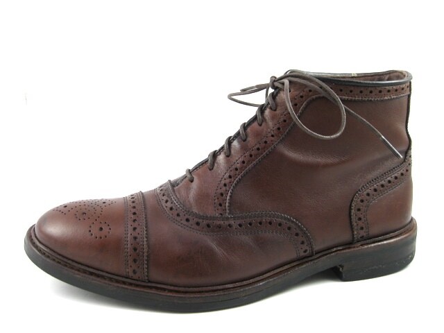 Allen Edmonds "HAMILTON CAP-TOE" Men's WEATHERPROOF Boots 10.5 D Chili ...