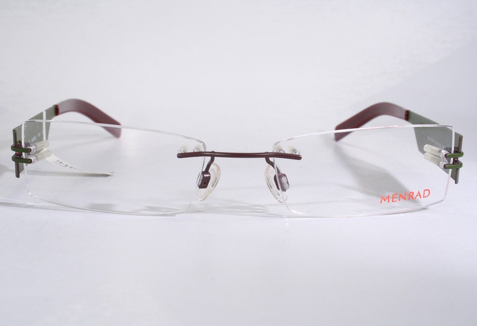 Unworn Rimless MENRAD 14002 Matte Dark Purple Eyeglass Frames Readers ...