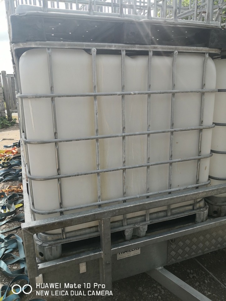 IBC Cut Off Tank 1000 Litre IBC Plastic Bottle Container Cage | eBay UK