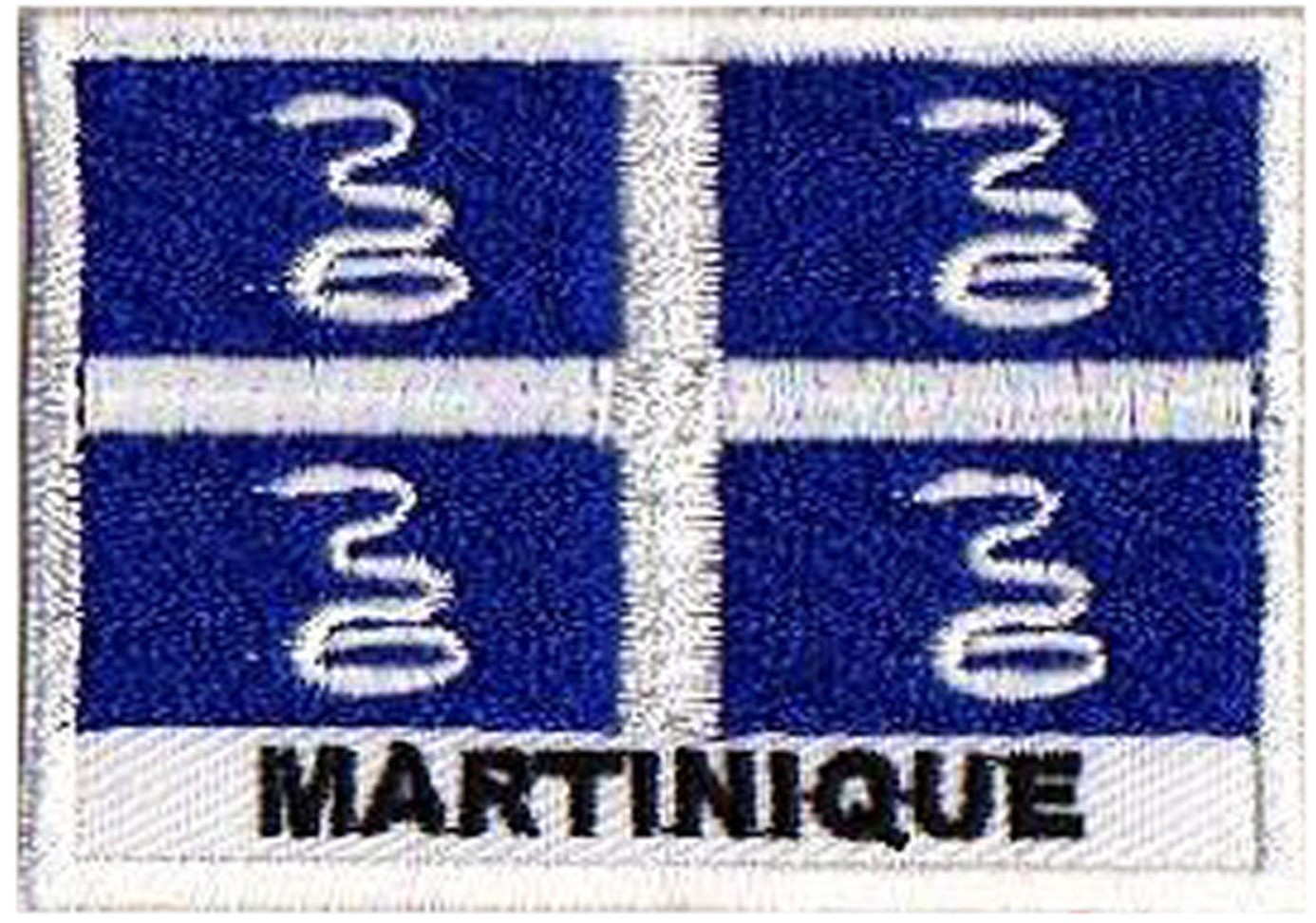Patch écusson patche drapeau MARTINIQUE Caraibes 70 x 45 mm à coudre | eBay