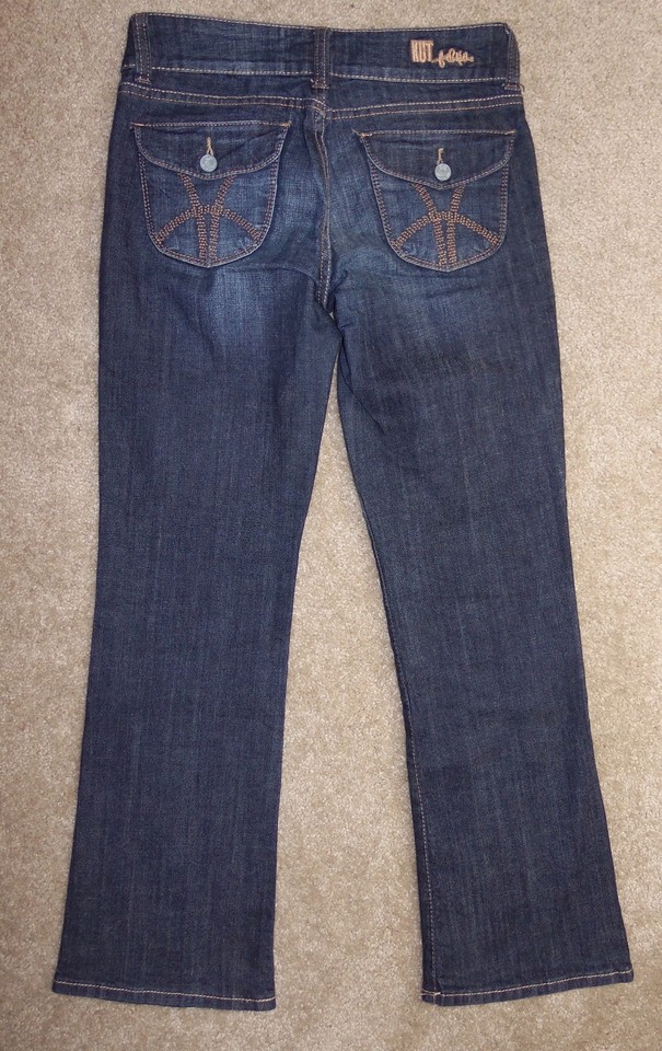 Womens Kut From The Kloth Sz 2 Jeans Stretch Boot Cut Flap Pockets ...