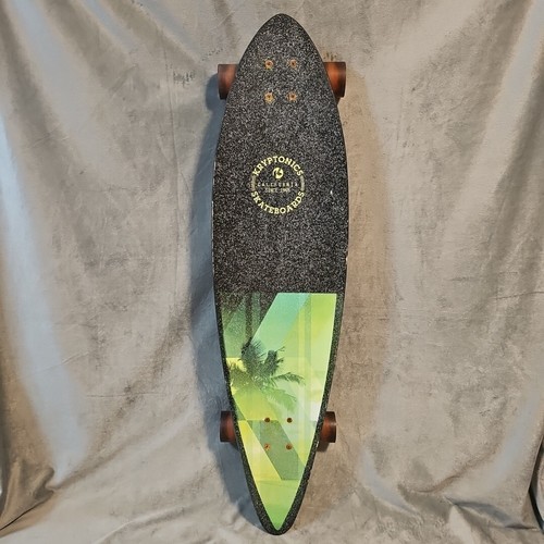 Kryptonics Pintail Longboard Skateboard 37" x 9.5" Black | eBay