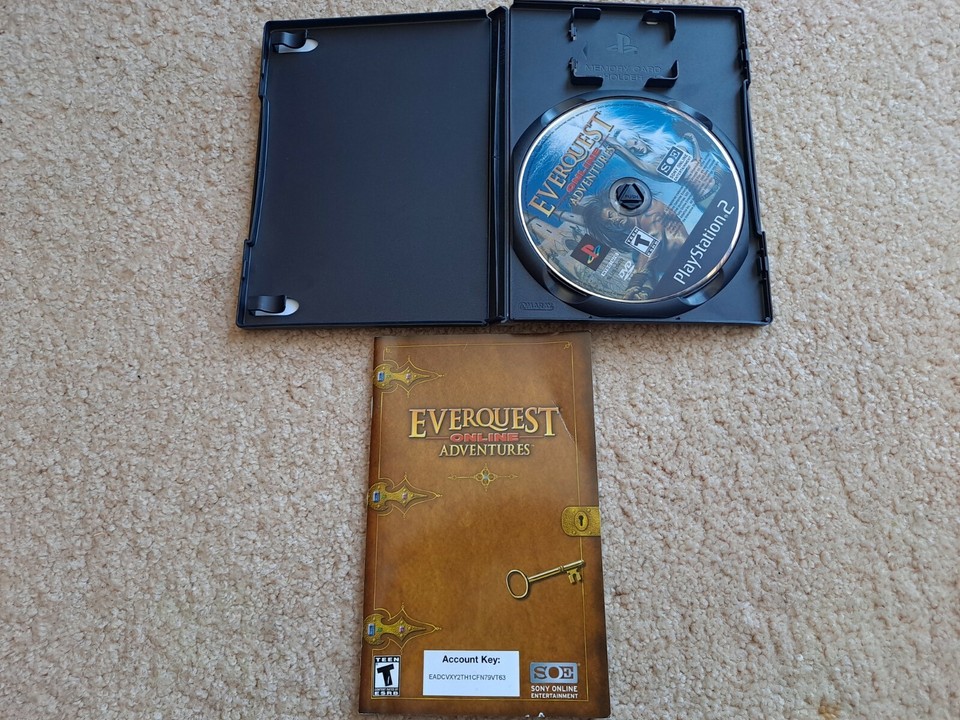 Everquest Online Adventures Playstation 2 PS2 Video Game - disc and ...