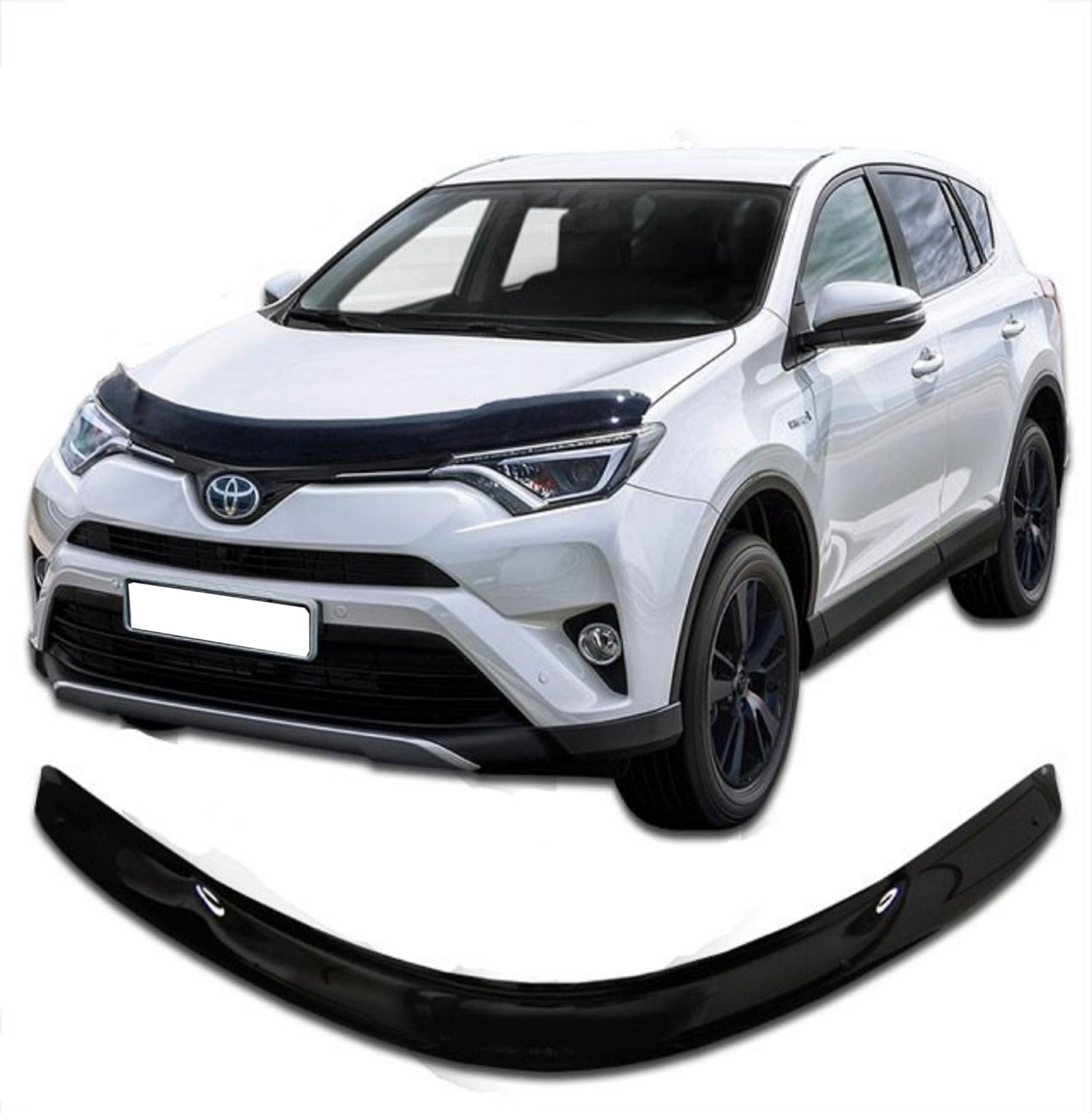 Hood Deflector Bonnet Guard Protector For Toyota RAV 4 2016 - 2018 ...