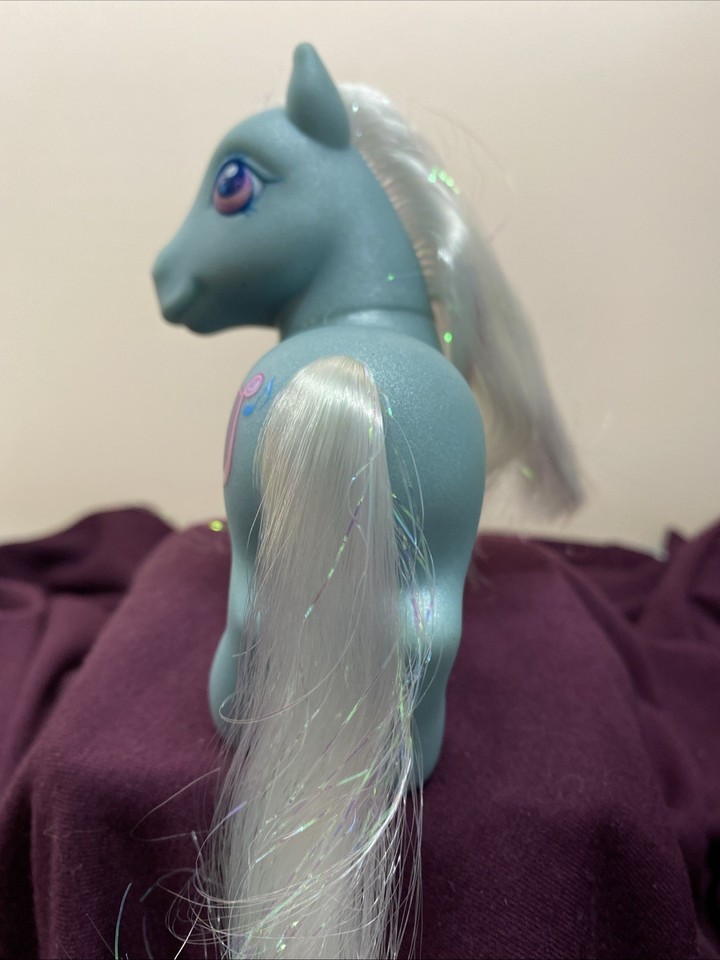 G3 Hasbro My Little Pony BEE BOP Blue with pink harp | eBay