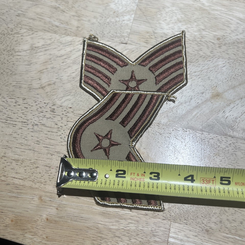 US Air Force Staff Sergeant Enlisted Rank Insignia Patches 2 Patches | eBay