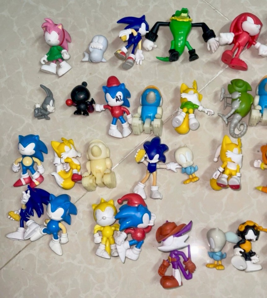 Lot Of 43 Pcs Sonic the Hedgehog Jakks Pacific Prototype Action Figure ...