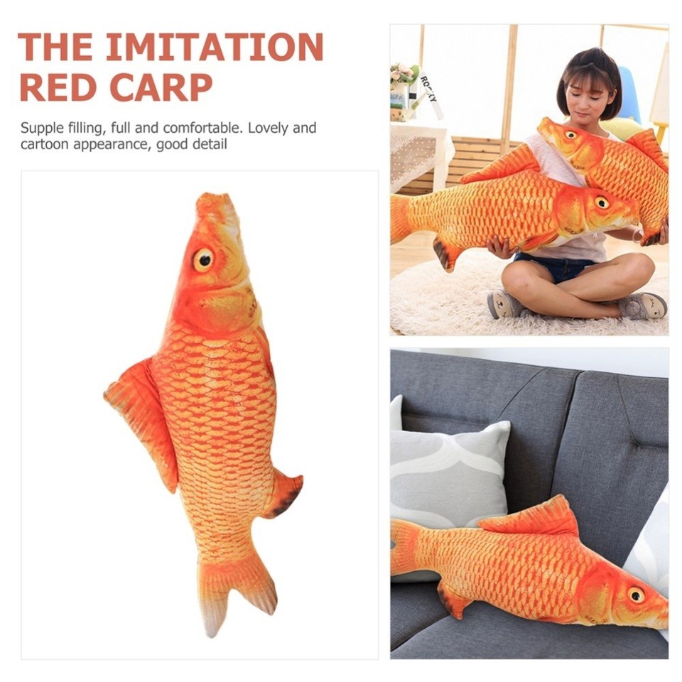 Realistic Carp Cushion Fish Throw Pillow Lovely Plush Simulation Toy ...