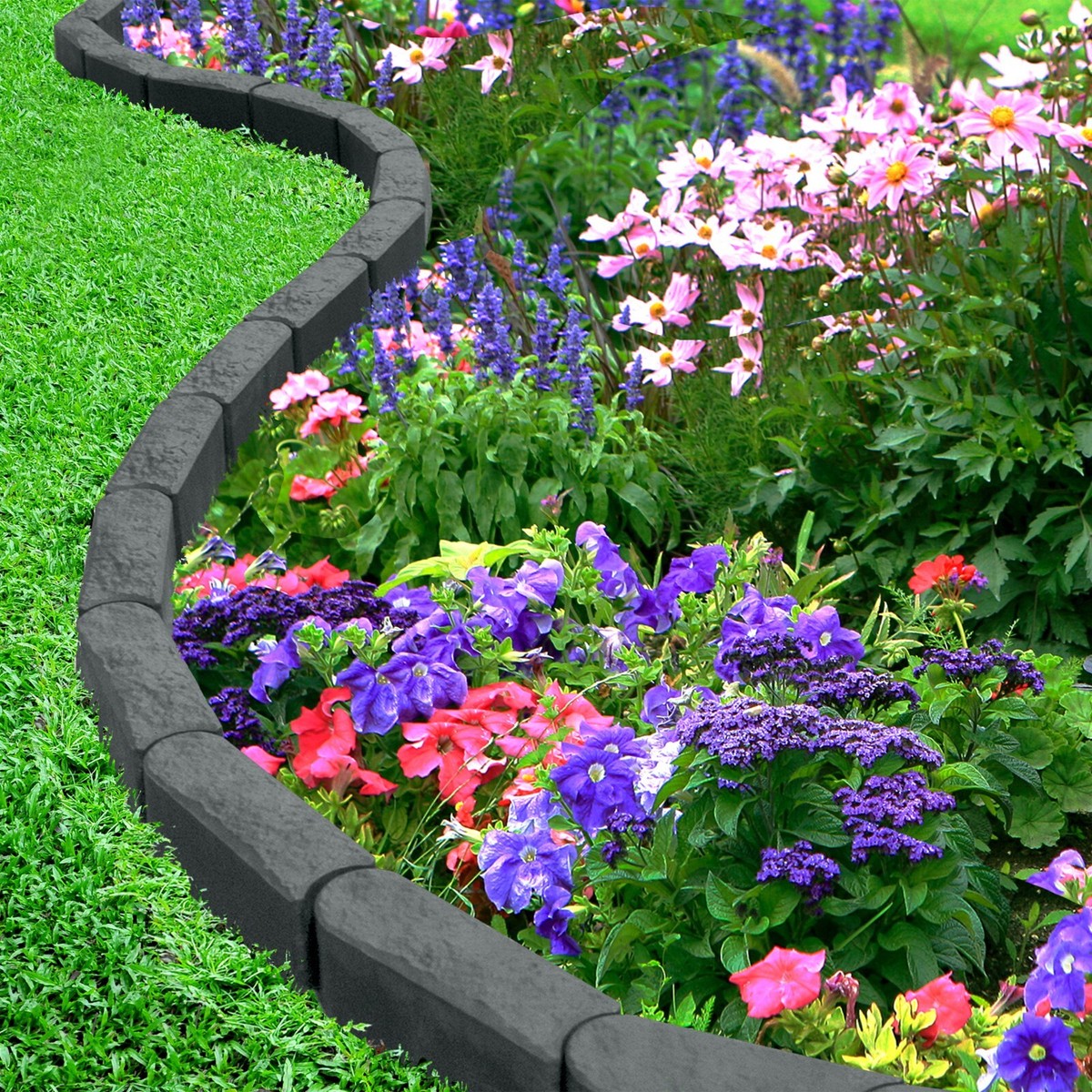 Stone Landscape Edging Borders 20+ Marvelous Garden Border Ideas To