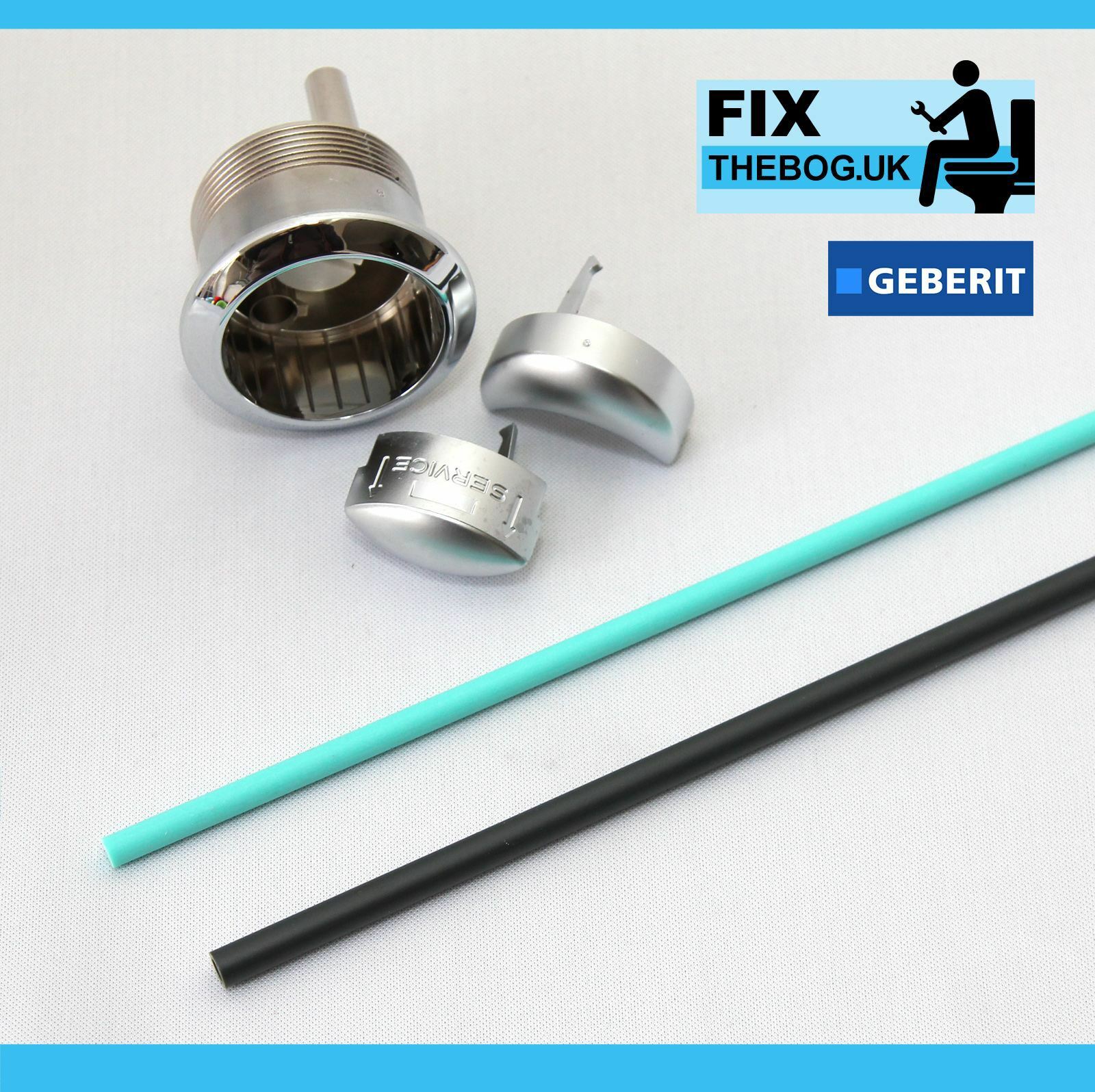 GEBERIT Dual flush button with rods 261.200.00.1 Twico 1 Ideal Standard ...