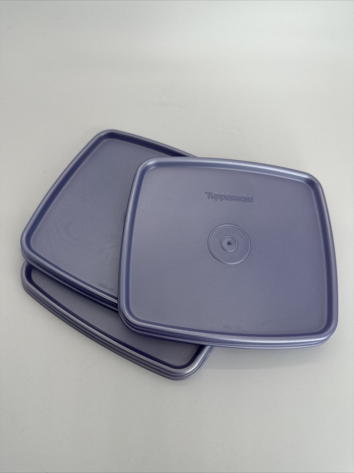 2 Pastel Blue 6 Cup Tupperware Storage Freezer Containers W Sheer Lids ...