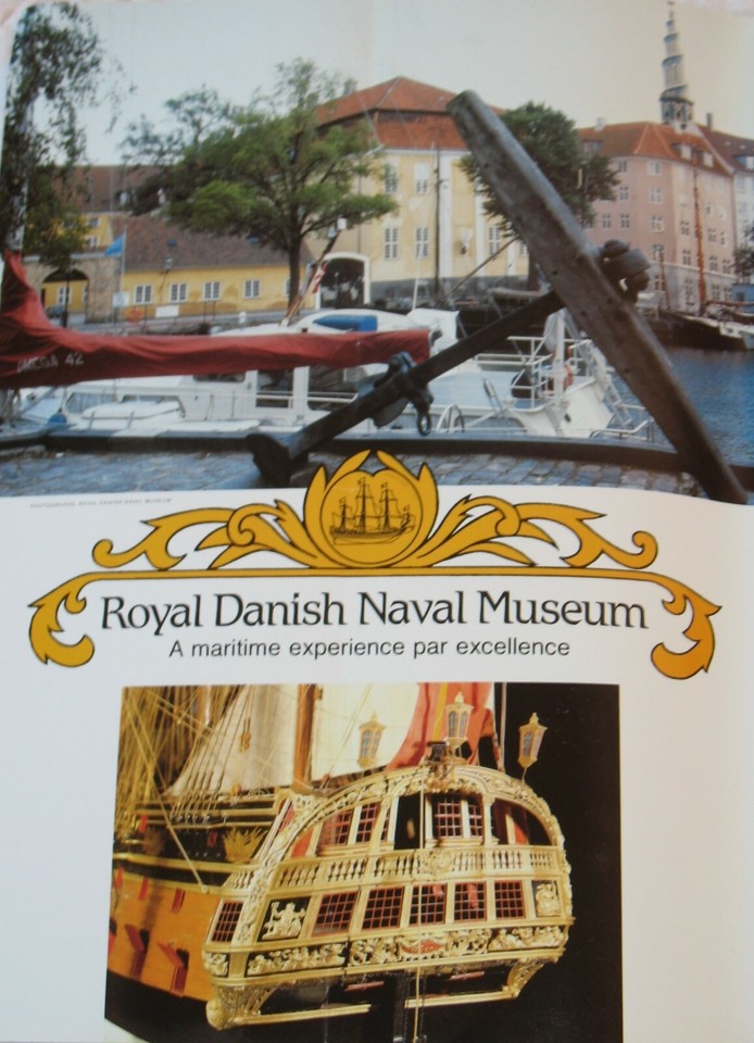 Royal Danish Naval Museum SHIP Models BROCHURE Copenhagen DENMARK Mobil ...