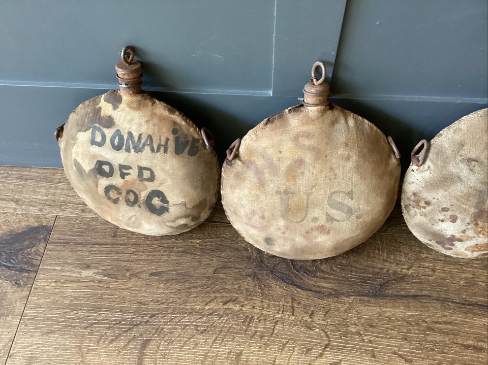 Indian Wars Spanish American War WWI Lot Canteen Haversack Ammo Pouch ...