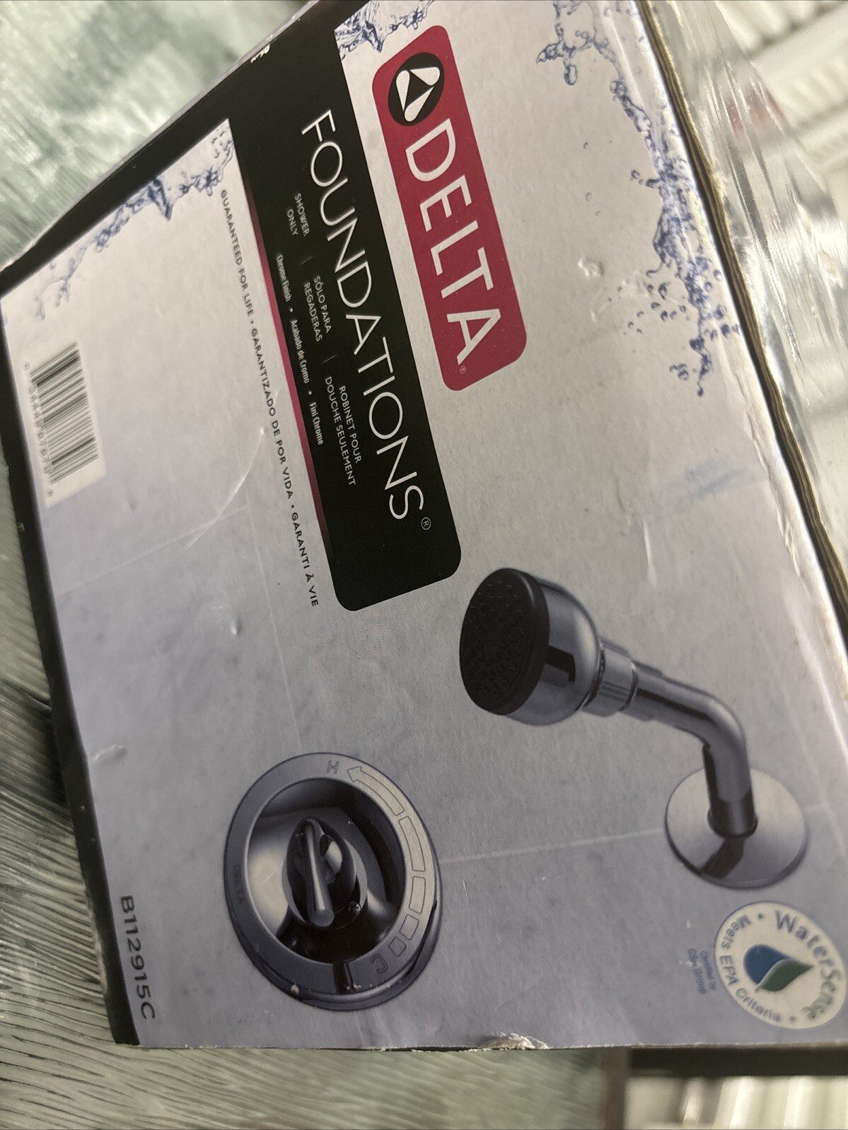 Delta Foundations Chrome 1-handle Shower Faucet With Valve B112915C for ...