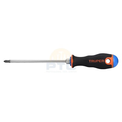 Truper DP-1/4X6B Phillips screwdriver 1/4" x 6" Comfort Grip handle | eBay