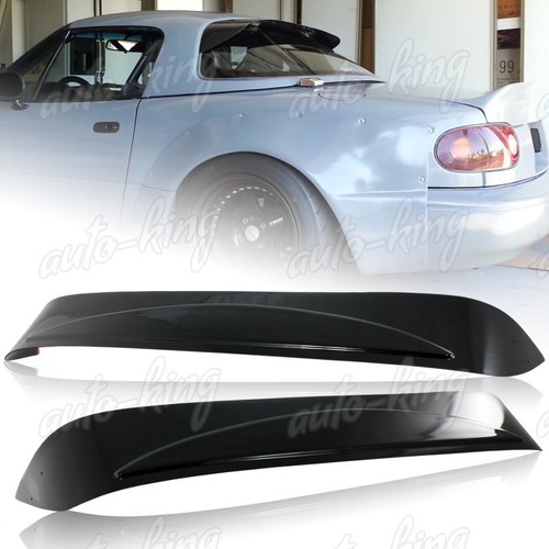 FIT 90-05 MAZDA MIATA HARD TOP BLACK ABS REAR WINDOW ROOF VISOR SPOILER ...