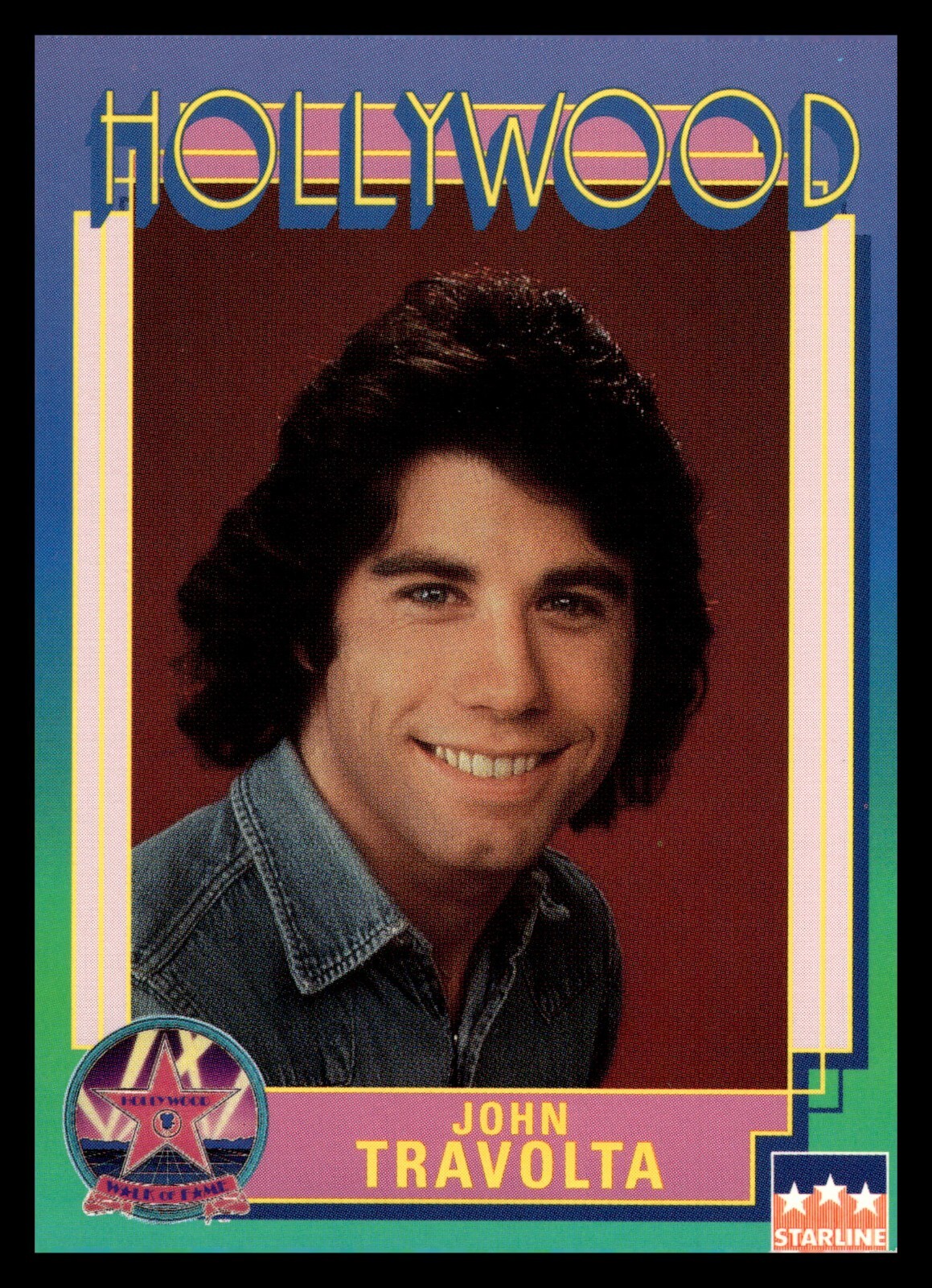 1991 Starline John Travolta Hollywood Walk Of Fame Trading Card# 55 | eBay