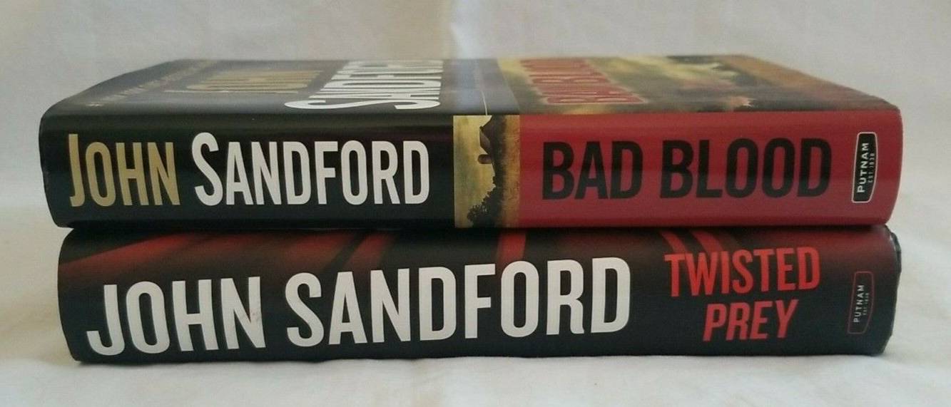 John Sandford Lot of 2 Books: Twisted Prey & Bad Blood - Hardcover | eBay