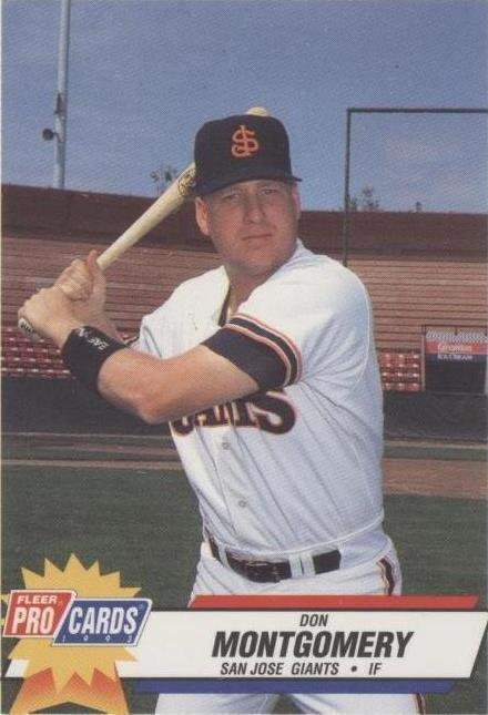 1993 Fleer ProCards Minor League - Donald Montgomery #19 (RC) for sale ...