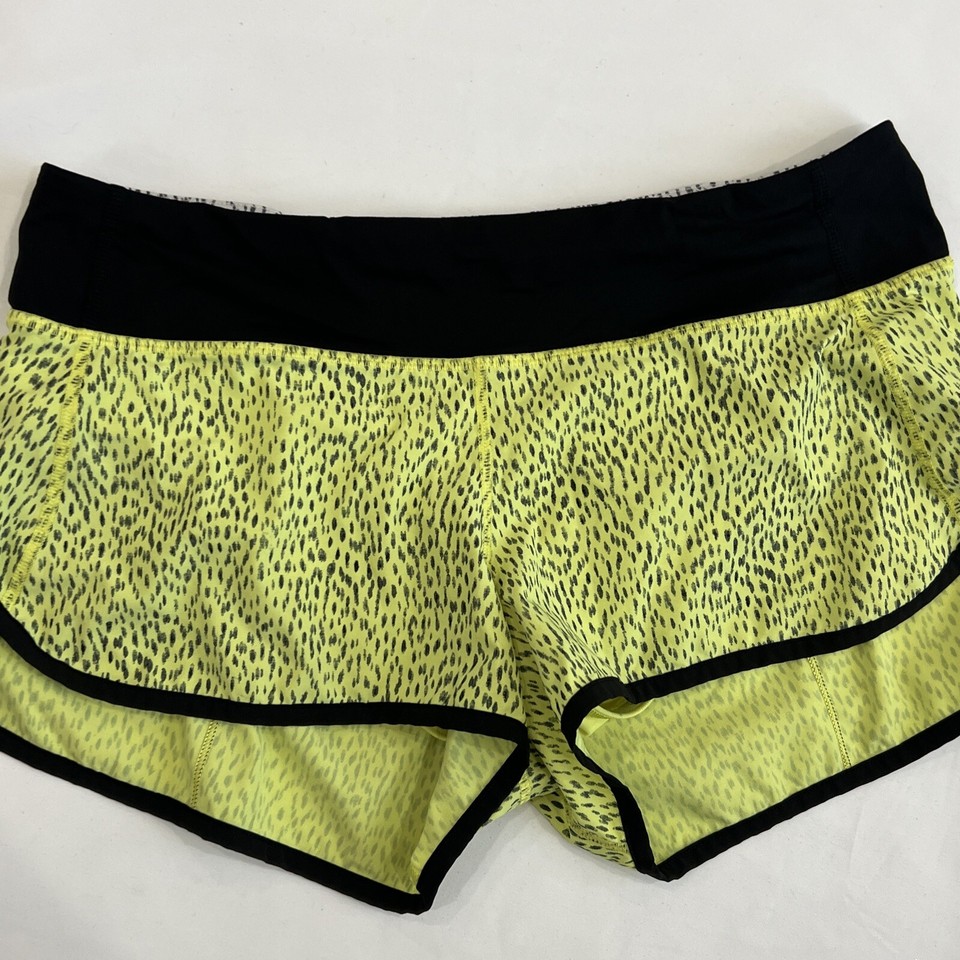 Lululemon Run Speed Short *4-way Stretch Dottie Dash Clarity Yellow ...