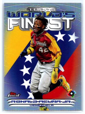 2023 TOPPS FINEST BASEBALL TOPPS WORLD'S FINEST INSERT #2000-18 RONALD ...