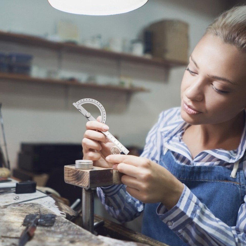 1PC Swing Arm Protractor Protractor with Swing Arm carpenter angle ...