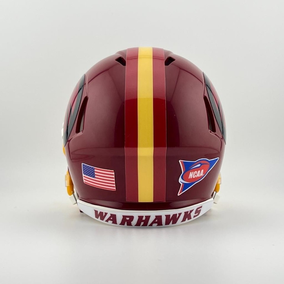 Louisiana-Monroe (ULM) Warhawks CUSTOM Cardinal Red Mini Football ...