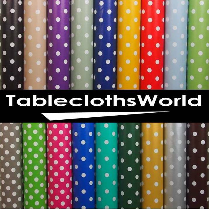 Polka Dot Fabric Tablecloths