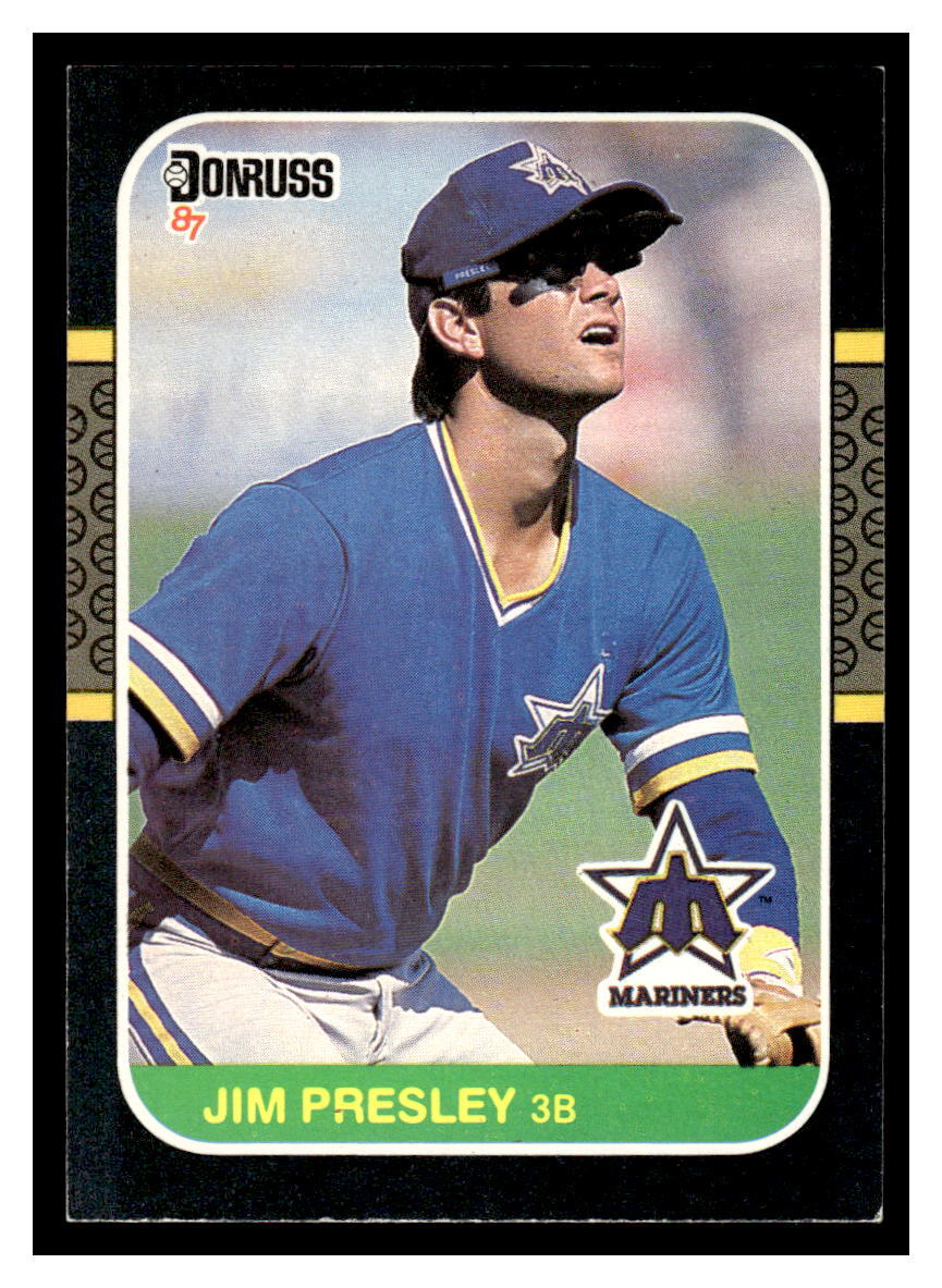 1987 Donruss #120 Jim Presley - Seattle Mariners | eBay