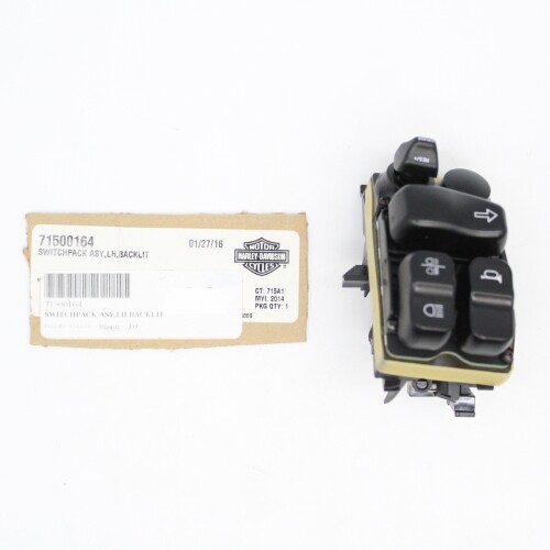 Harley-Davidson Switch-Pack Assembly Left, Backlit Part Number ...