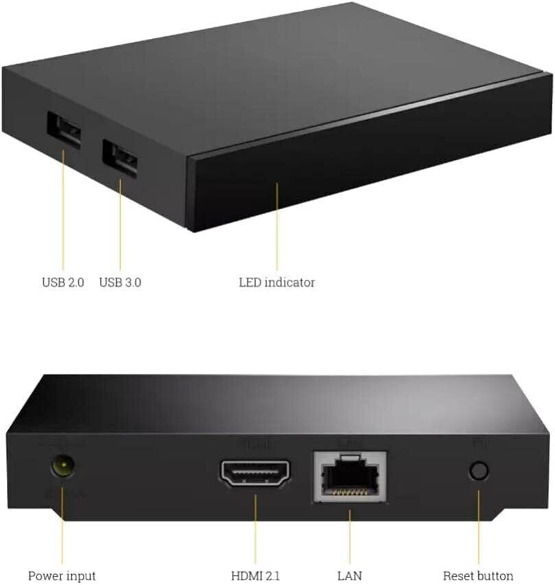 New Infomir MAG540W3 MAG 540w3 Set Top Box 1GB Memory 4K Linux Wi-Fi ...