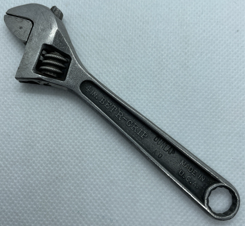 Vintage BET'R-GRIP - Dunlap 4" Adjustable Wrench With 5/16 in Closed ...