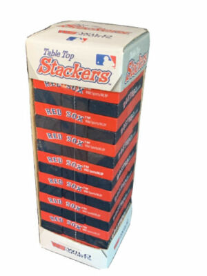 Boston Red Sox Stackers Table Top Game Pine Wood Pieces MLB | eBay