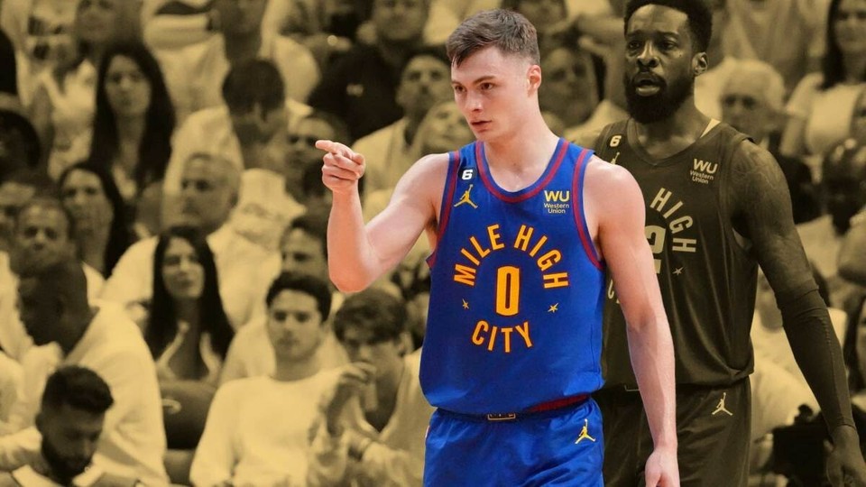 Christian Braun Signed Denver Nuggets Throwback Jersey Ins "23 NBA ...