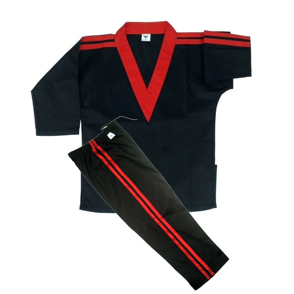 Martial Arts Karate Team Uniforms Gi - Open & V-Neck | eBay