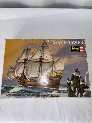 Vintage 1966 Revell Mayflower Scale Model Kit | eBay