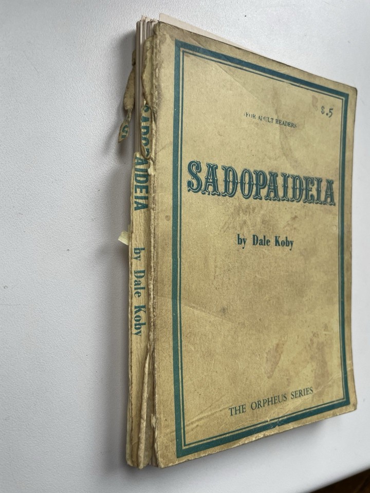 Rare Erotic Pulp Fiction From 1950-60s - Sadopaedia Paperback From Dale ...