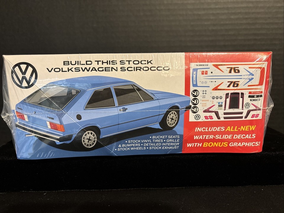 AMT 1476 VW SCIROCCO MODEL KIT-NIB-1/25 SCALE | eBay