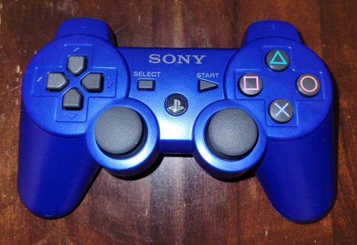 Sony PlayStation 3 PS3 DualShock 3 Sixaxis Controller, Blue, Tested ...
