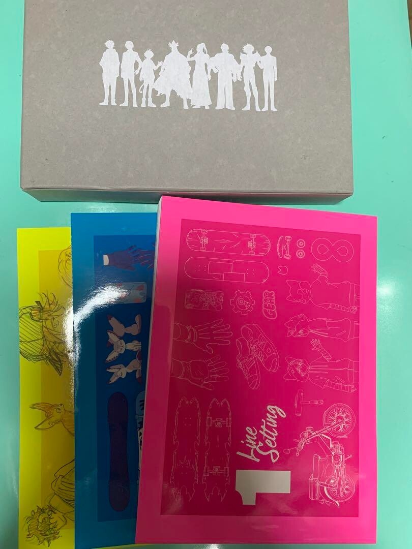 SK8 Infinity Design Works 3 Book Set Character Design OFFICIAL idol ...