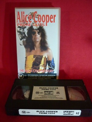 ALICE COOPER - PRIME CUTS THE ALICE COOPER STORY VHS VIDEO VGC | eBay ...