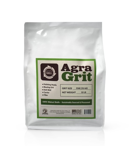 Agra Grit Walnut Shell Media 35-60 Grit - Fine, Crushedwalnut Shells ...