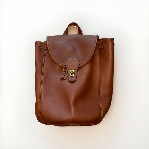 Vintage Coach 9943 Legacy Drawstring Backpack Brown Leather USA Made | eBay