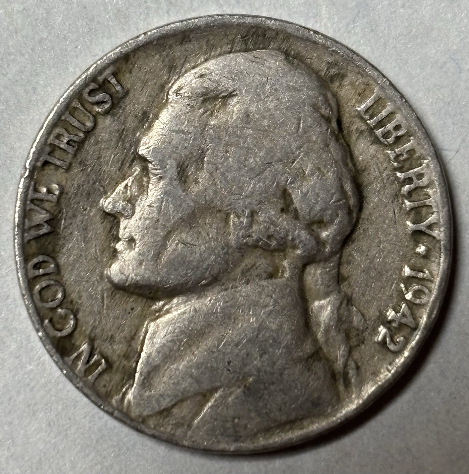 🔥 1942 P TYPE 1 JEFFERSON NICKEL ACTUAL COIN Not Silver #100103🔥 | eBay