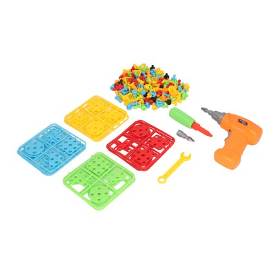 239Pcs Drill And Screwdriver Tool Building Toys Drill And Screwdriver ...