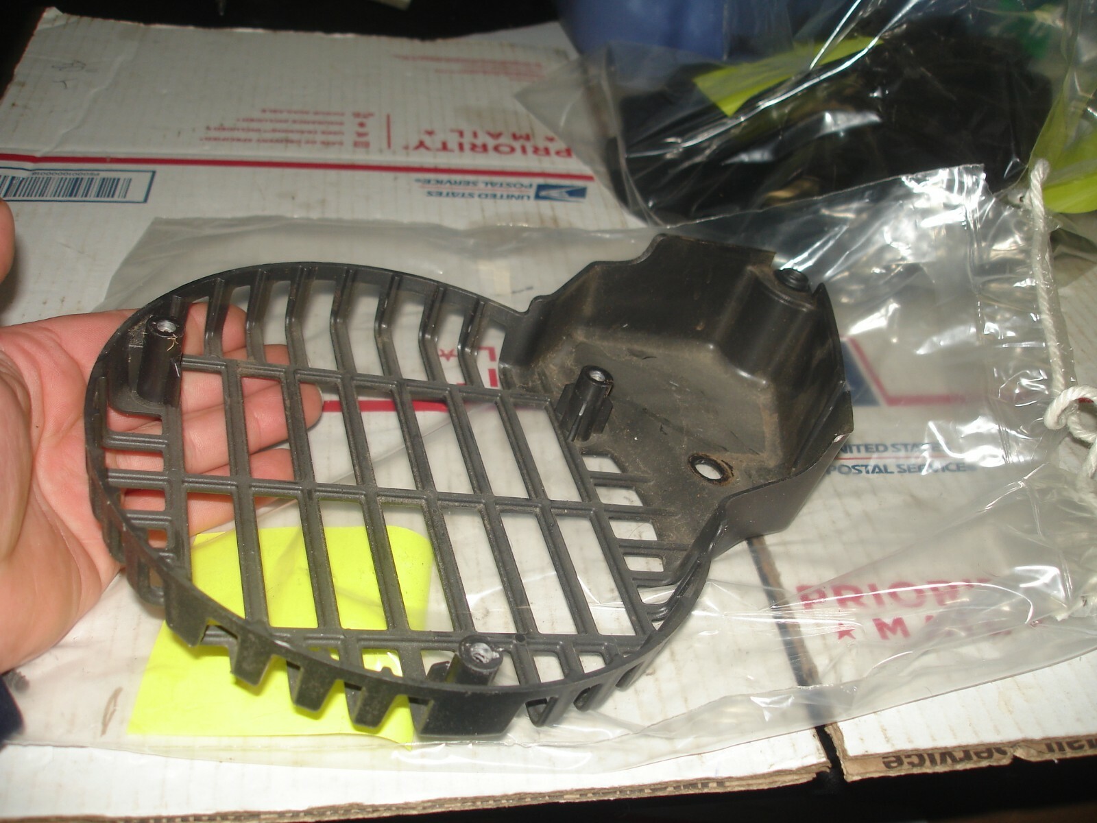 Ryobi bp42 backpack blower fan cover used oem part only 510cfm 185 mph ...