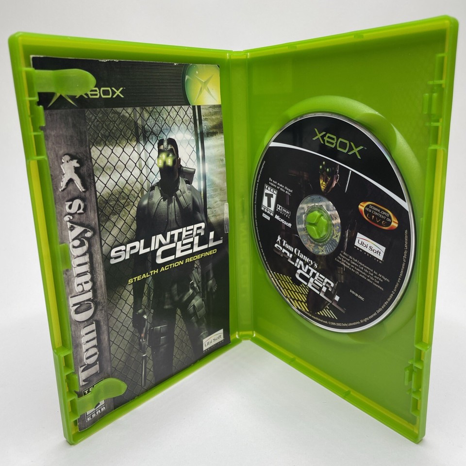 Splinter Cell Xbox CIB Complete REG Card! 8888510130| eBay